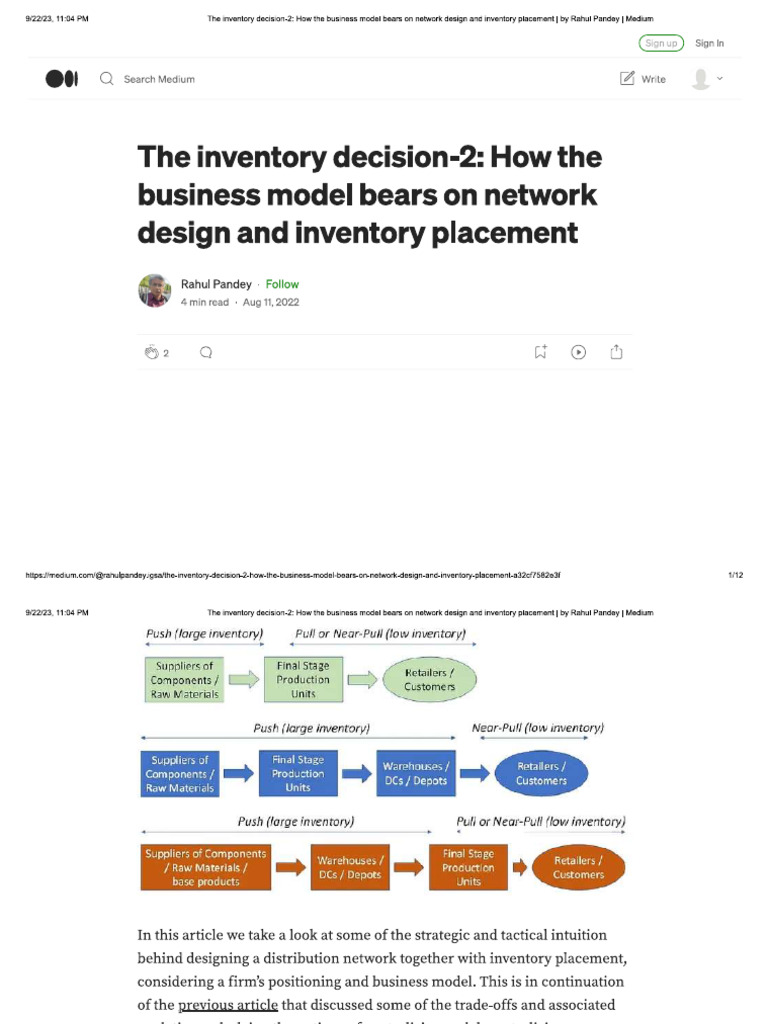 The Inventory Decision - 2 | PDF