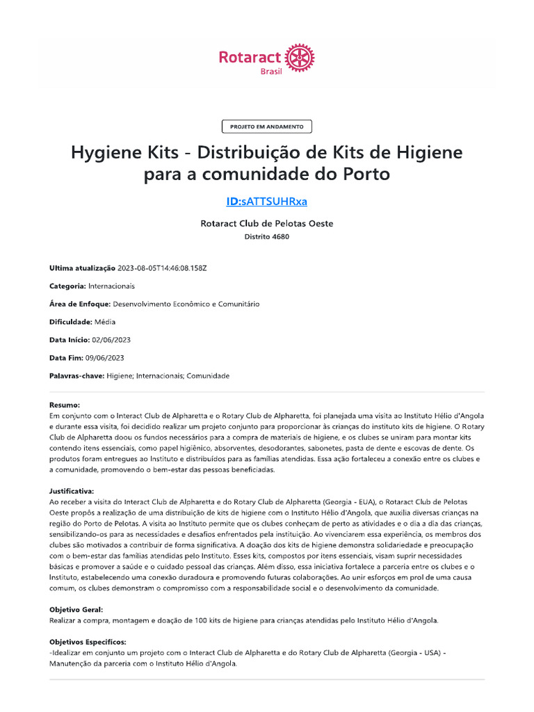 Hygiene Kits | PDF