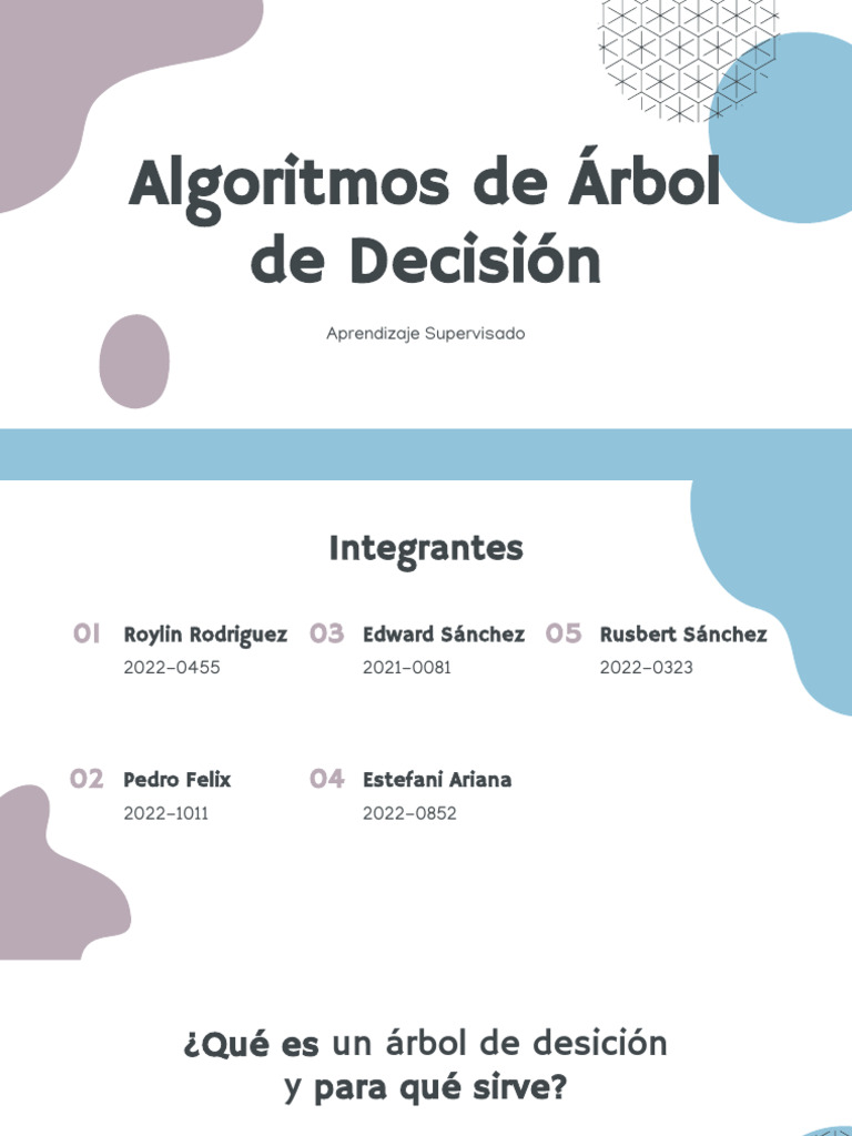 Algoritmos de Arbol de Decision | PDF | Informática