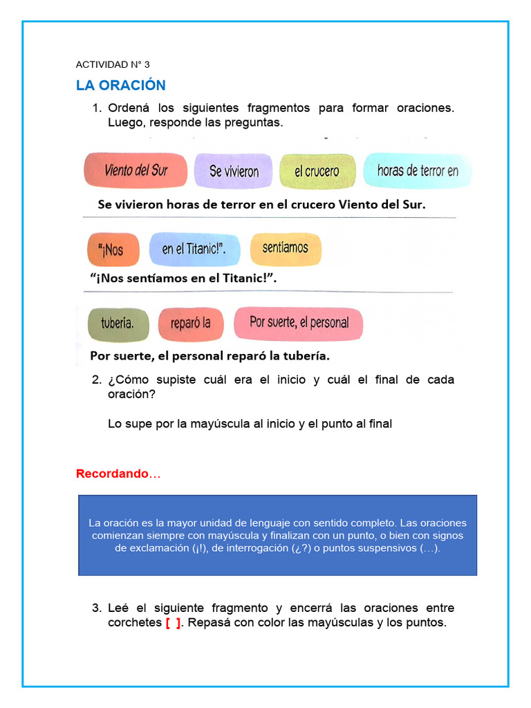 Lengua Clase3 | PDF | Arte