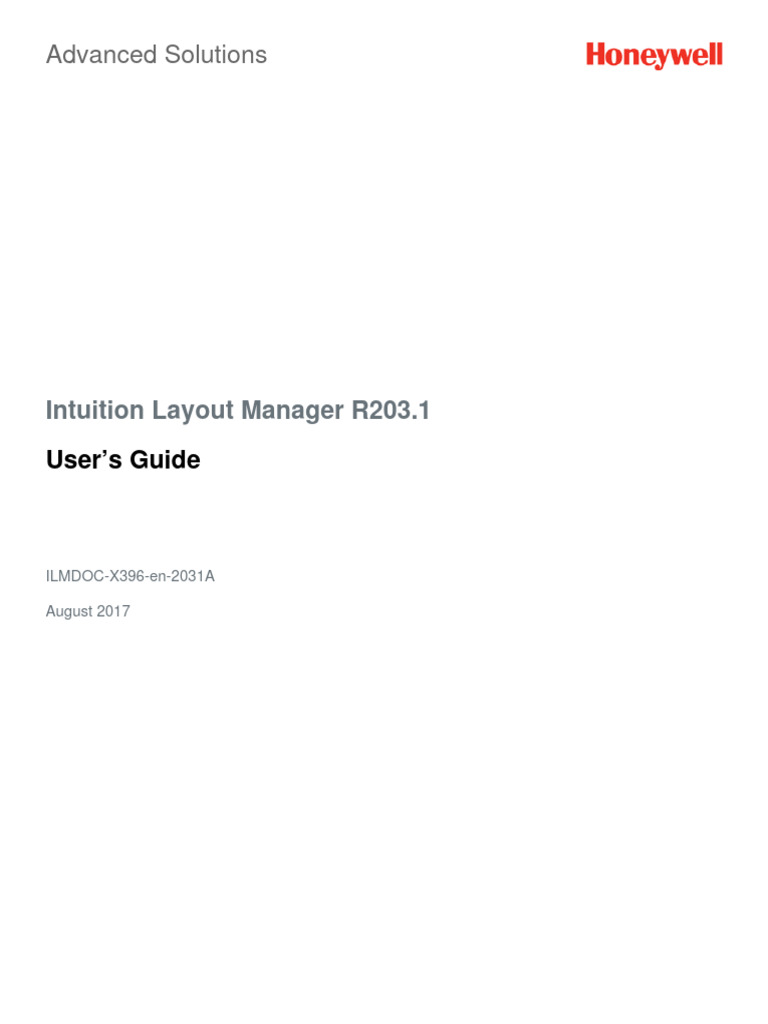 Honeywell Intuition Layout Manager User's Guide | PDF | Window (Computing) | Internet Explorer