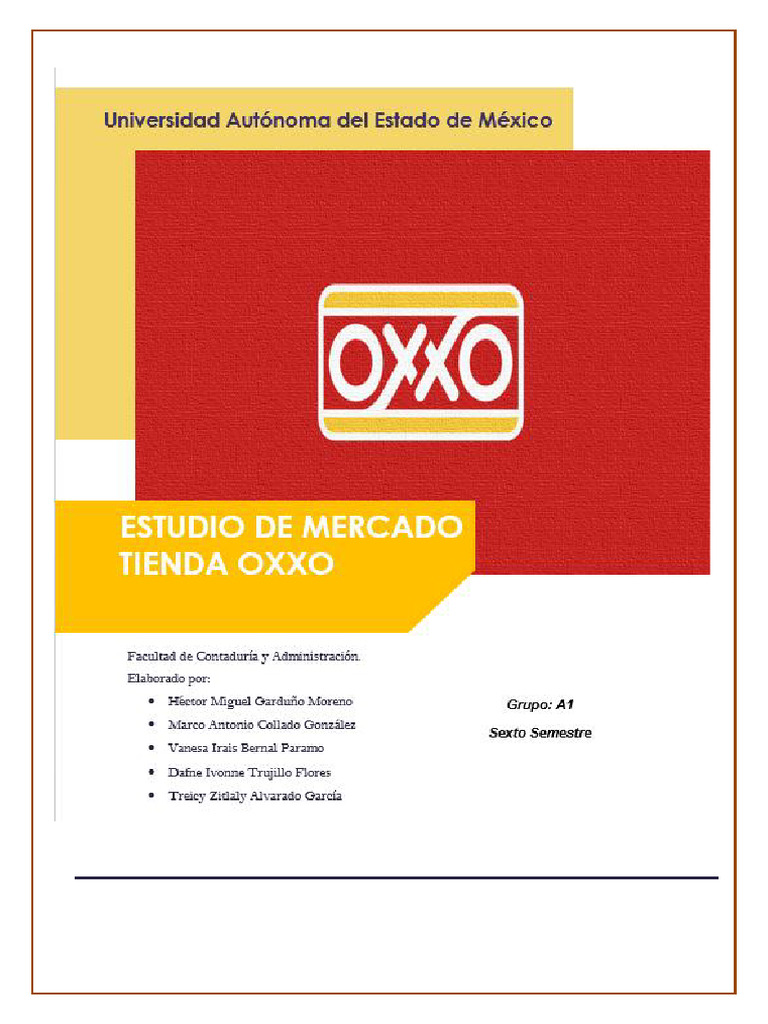 Investigación de Mercados Oxxo | PDF