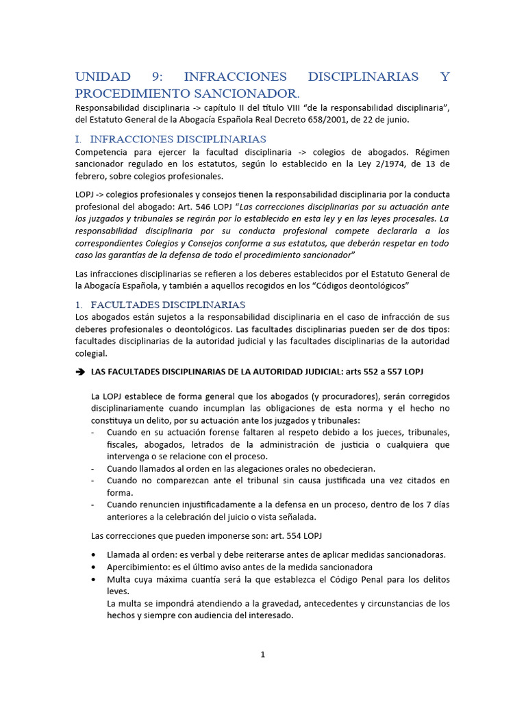 Unidad 9-Resumen AEC3 | PDF | Abogado | Estatuto de limitaciones