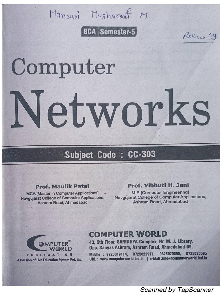 Computer Networks Book | PDF