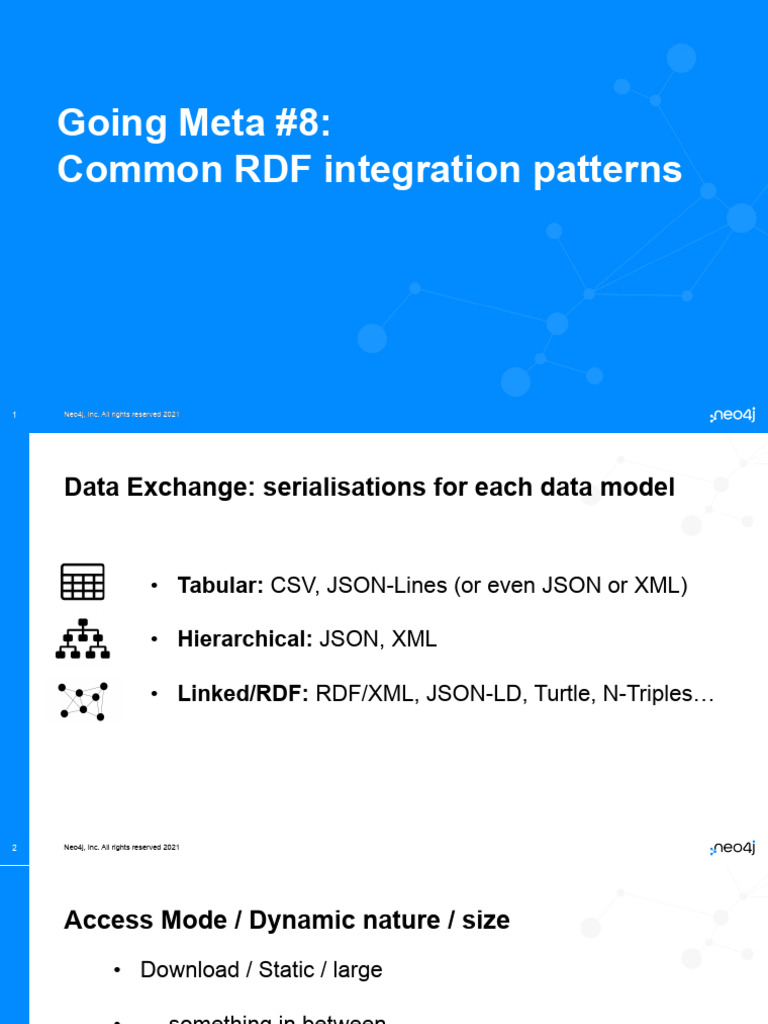 Going Meta8 Common RDF Integration Patterns | PDF | Resource Description Framework | Xml