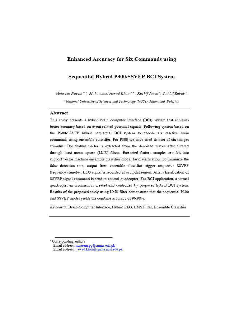 IPM Template V5 | PDF | Support Vector Machine | Event Related Potential