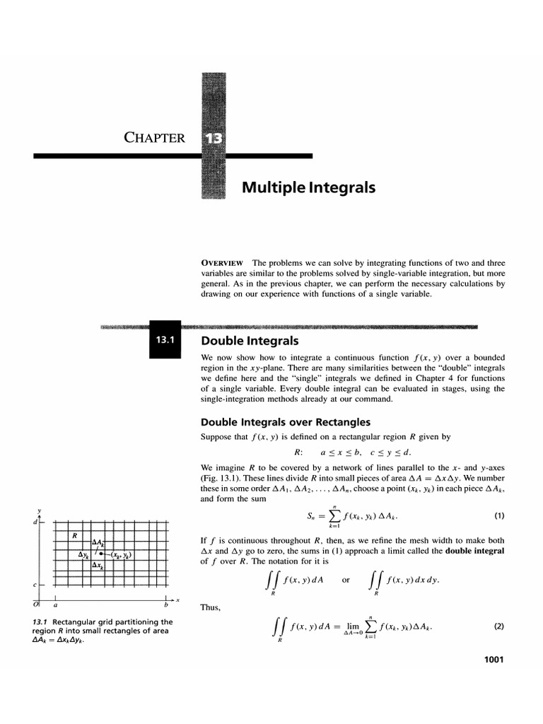 Multiple Integral | PDF