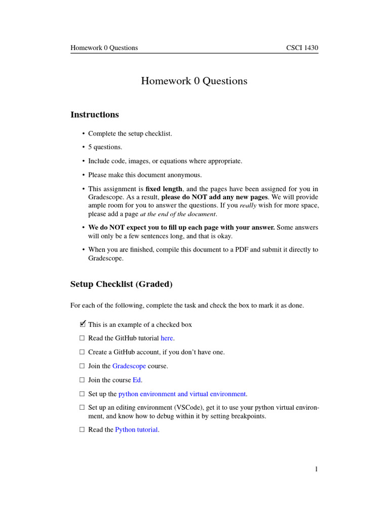 Homework0 Questions Template | PDF | Computing