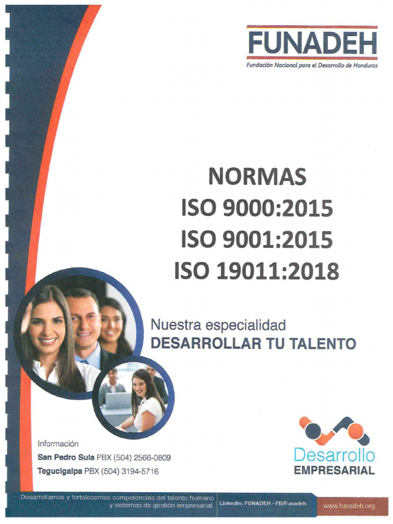 ISO 9000 2015 - Manual Capacitacion Funadeh | PDF