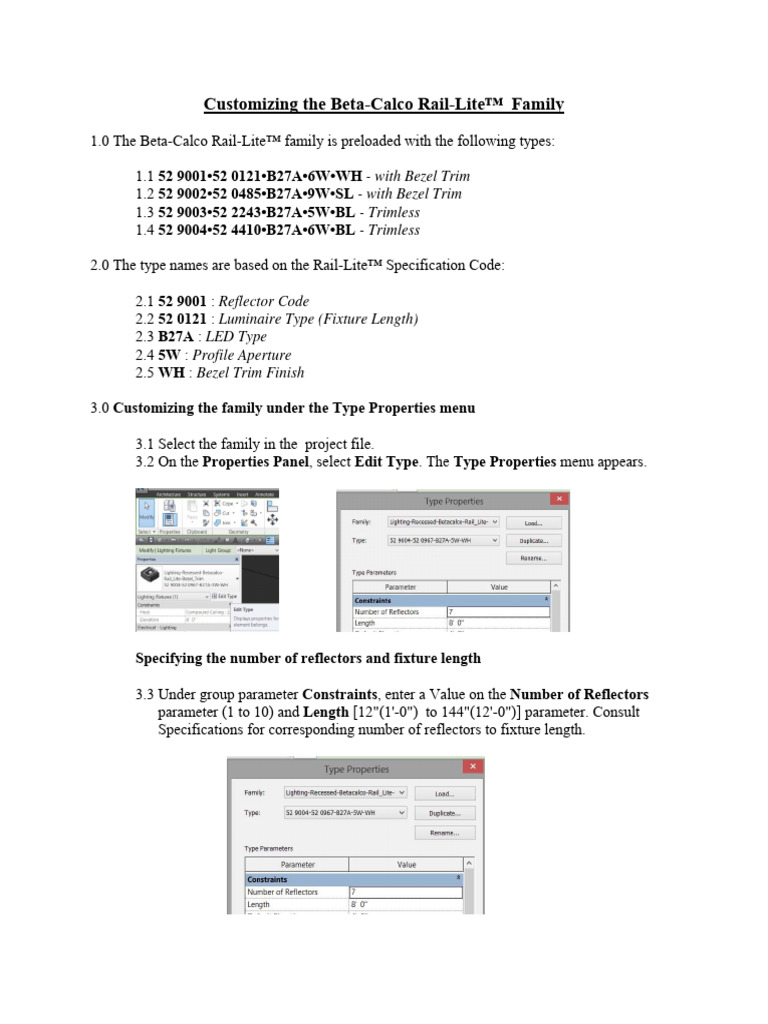Customizing The Beta-Calco Rail-Lite Family | PDF | Computer Programming | Computing
