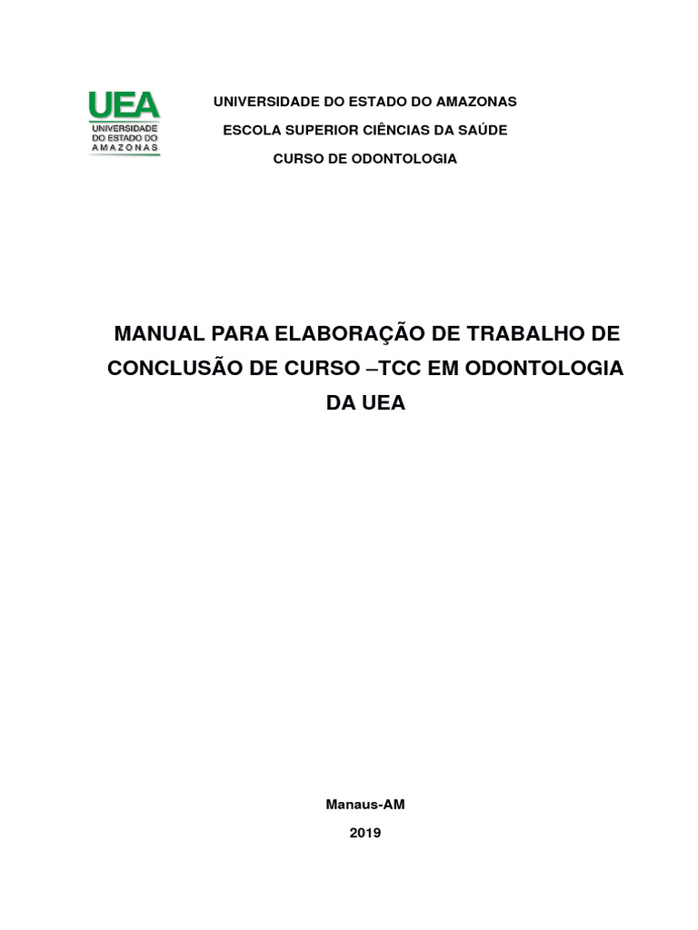 Manual De Tcc Versao Final 2022 Pdf Citação Caixa Alta E