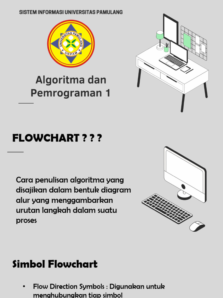 Simbol dan Fungsi Flowchart Algoritma | PDF