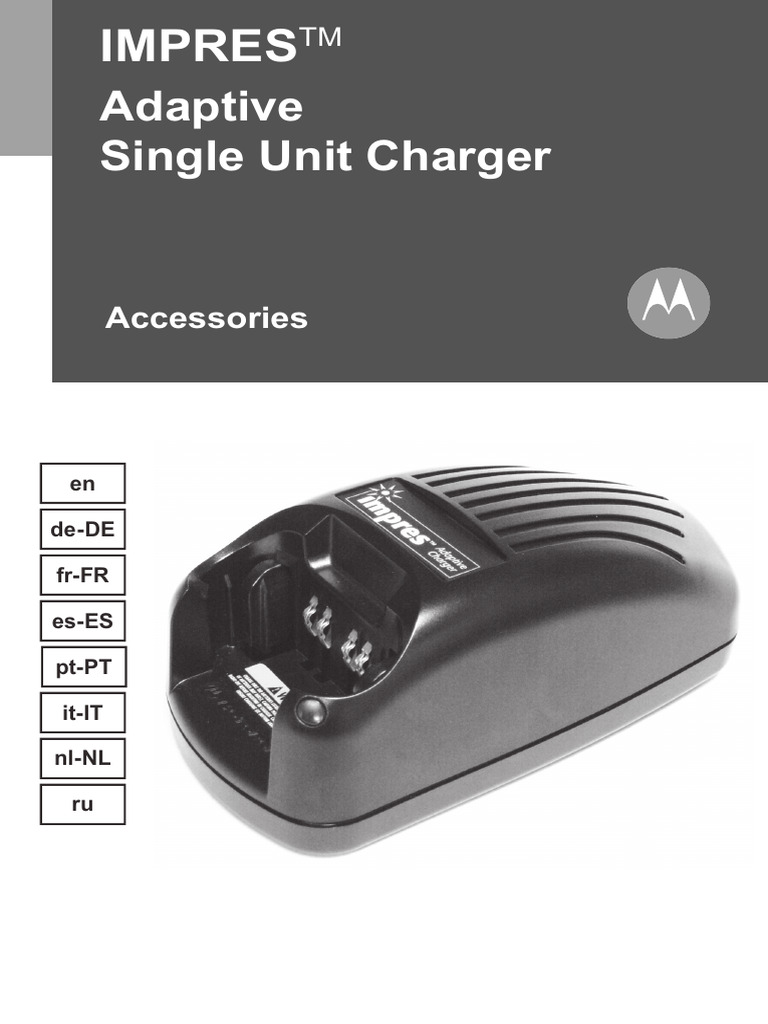 6864121B18 EA Enus IMPRES Adaptive Single Unit Charger User Manual | PDF | Battery Charger | Ac ...