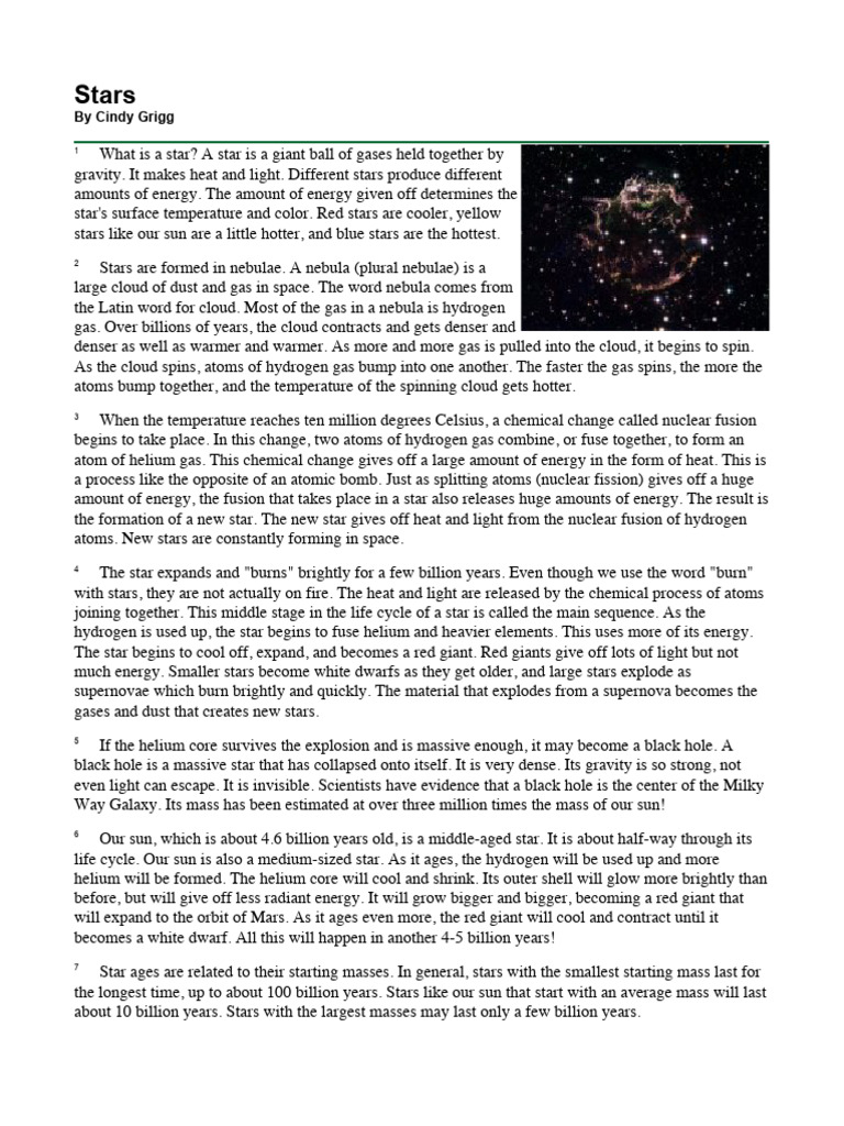 Stars | PDF | Stars | Sun