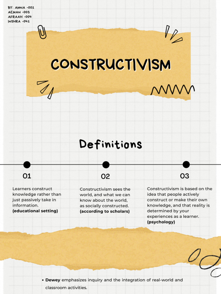 Constructivism | PDF