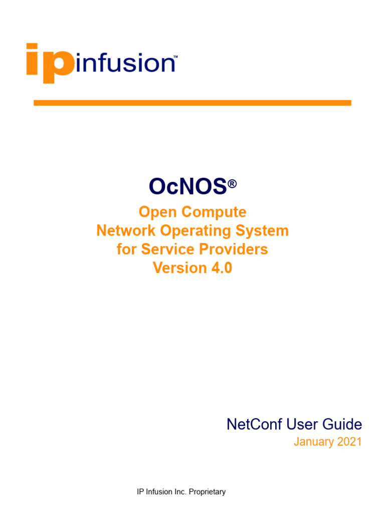 OcNOS NetConf User Gde | PDF | File Transfer Protocol | Information ...