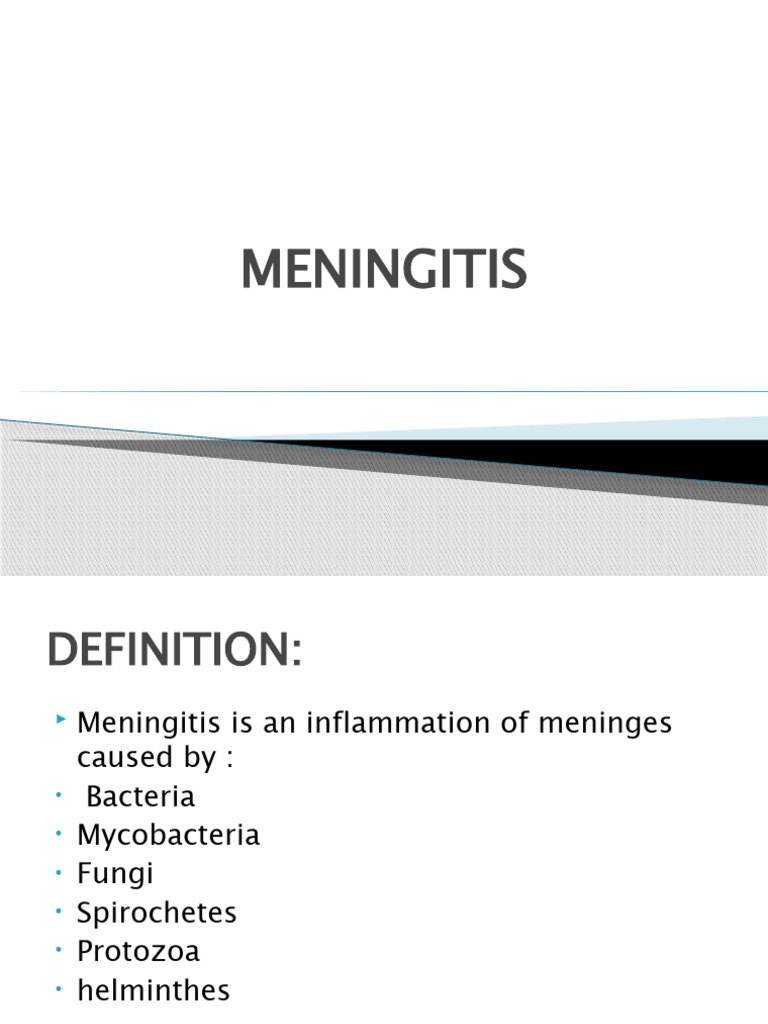 MENINGITIS | PDF