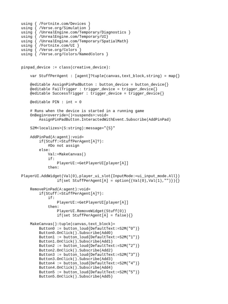 Pin Code Device | PDF | Computer Programming | Computing