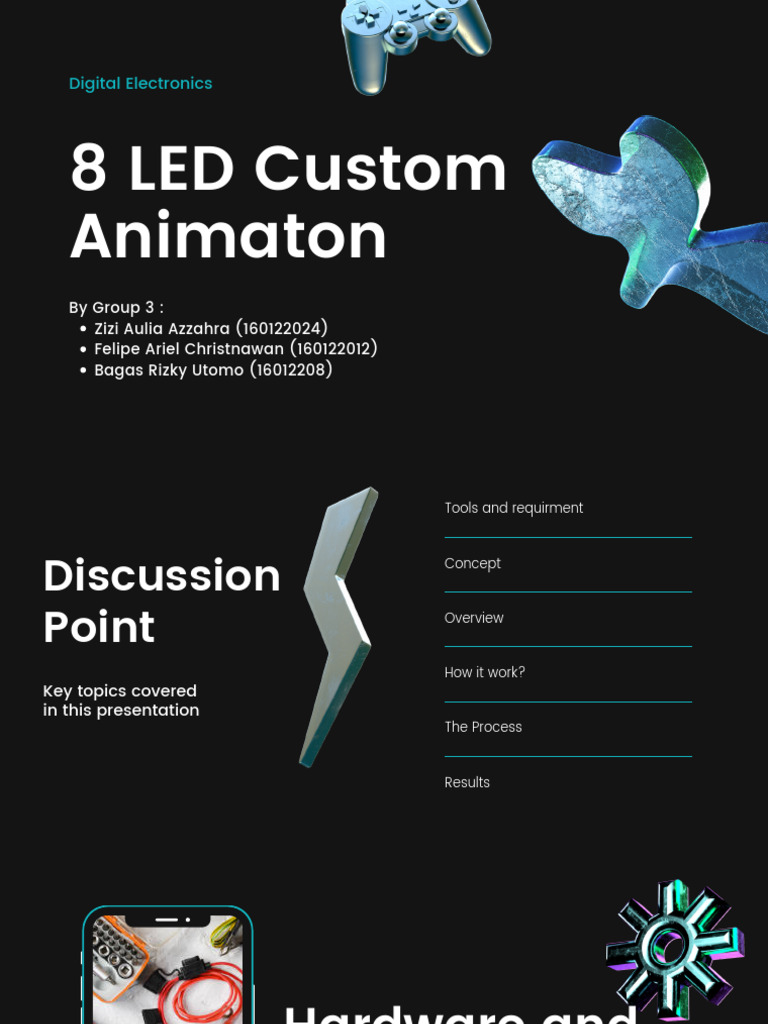 8 LED Custom Animation | PDF | Vhdl | Computer Program