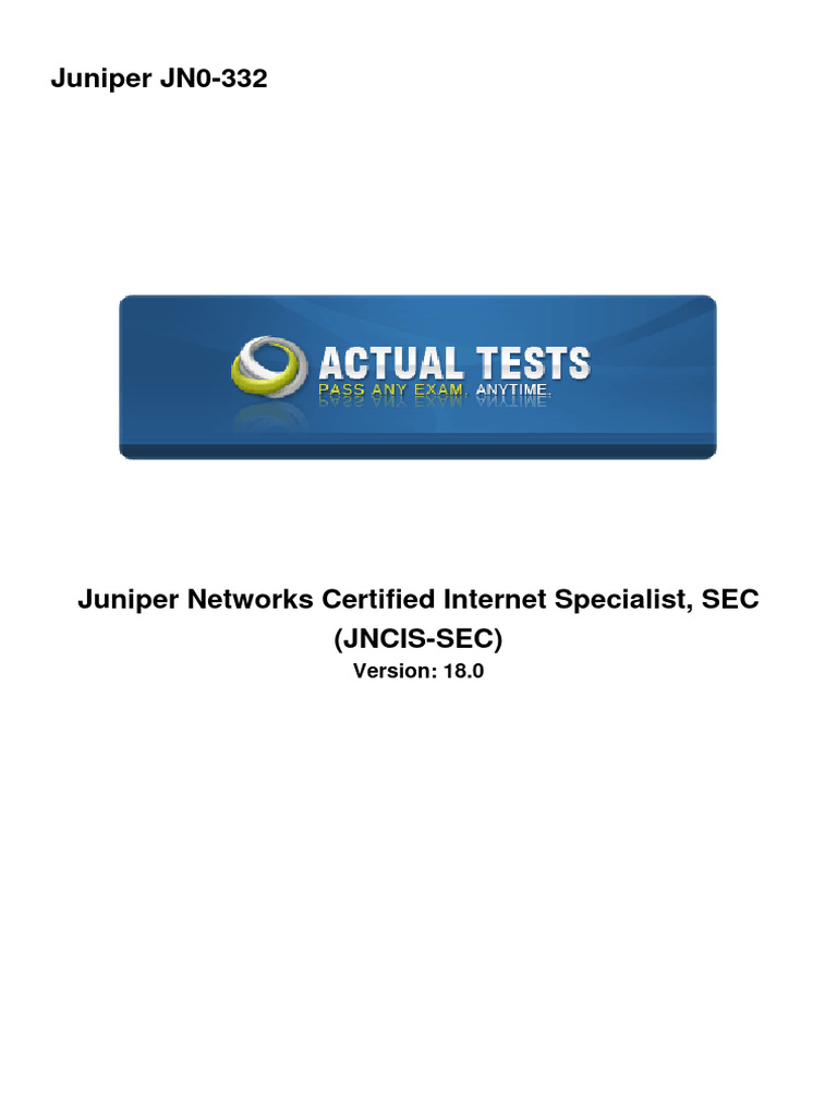 JN0 332 | PDF | World Wide Web | Internet & Web