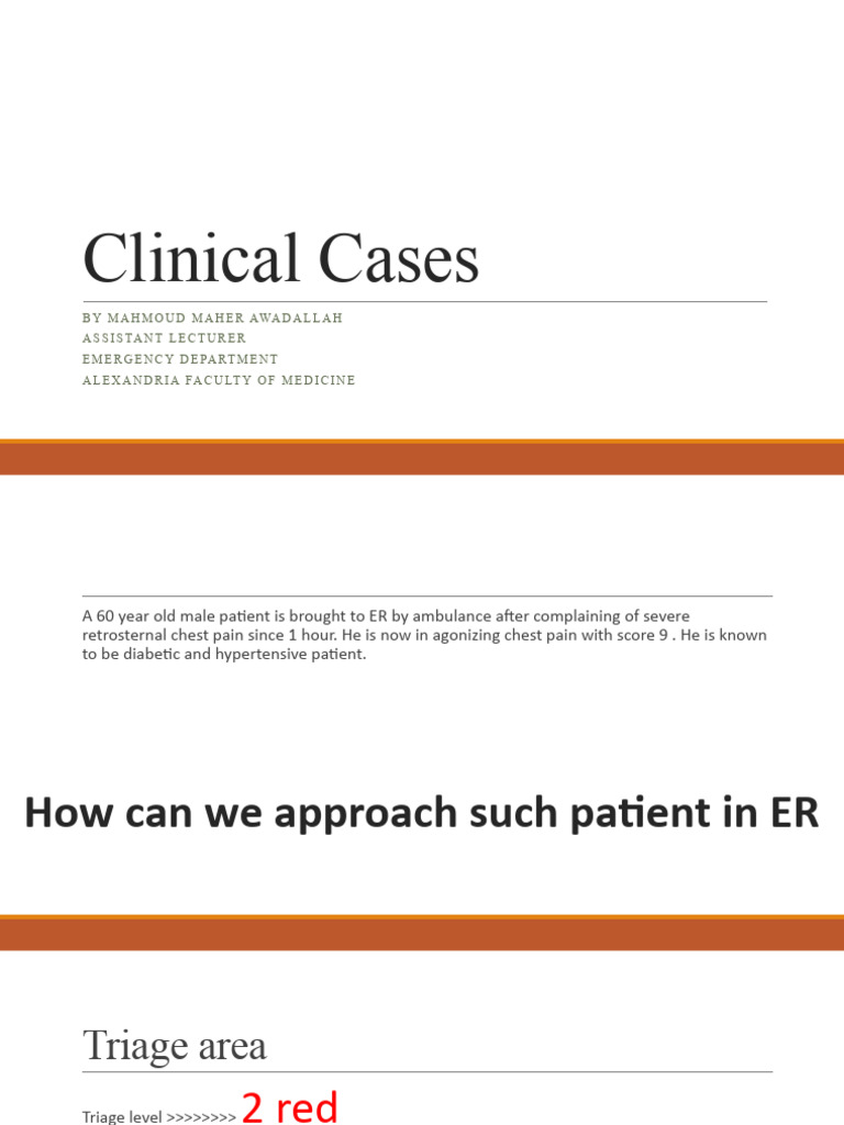 Clinical Cases | PDF | Clinical Medicine | Medical Specialties