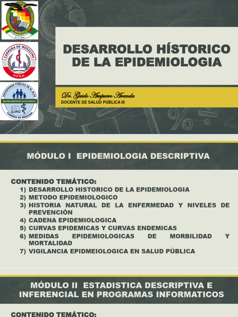 Desarrollo Hístorico de La Epidemiologia | PDF | Epidemiología ... Desarrollo Hístorico de La Epidemiologia | PDF | Epidemiología ...