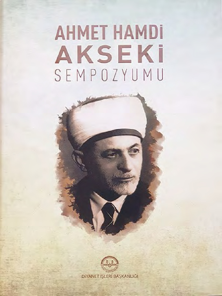 Ahmet Hamdi Akseki Sempozyumu | PDF Ahmet Hamdi Akseki Sempozyumu | PDF