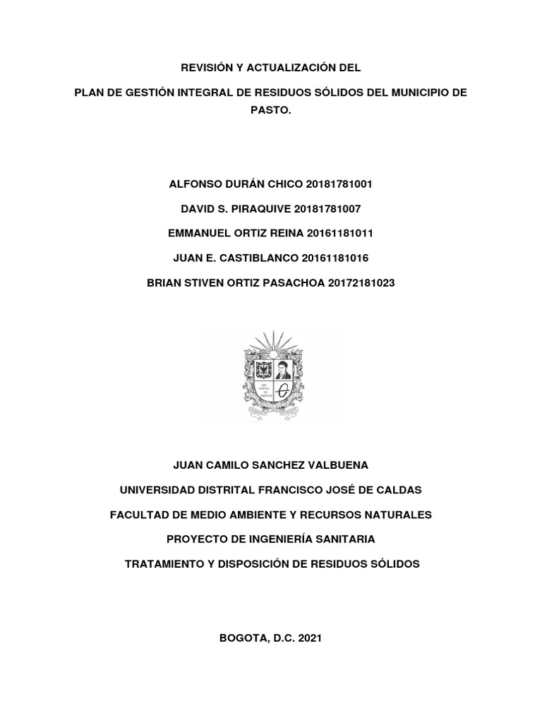 Parcial final Tratamientos | Descargar gratis PDF | Residuos | Vertedero