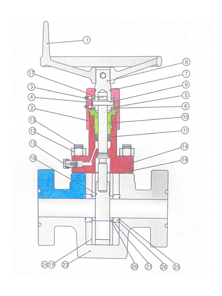 Part List Flanged Gate Valve (Model - M) | PDF
