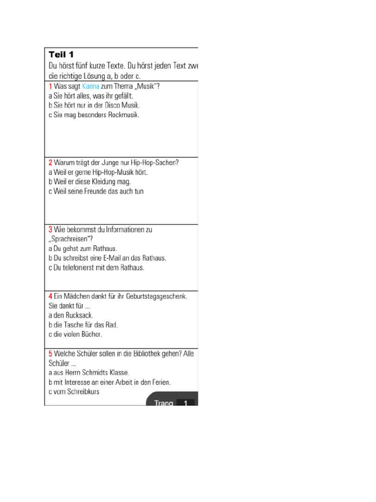 A2 - Test15 - Horen | PDF
