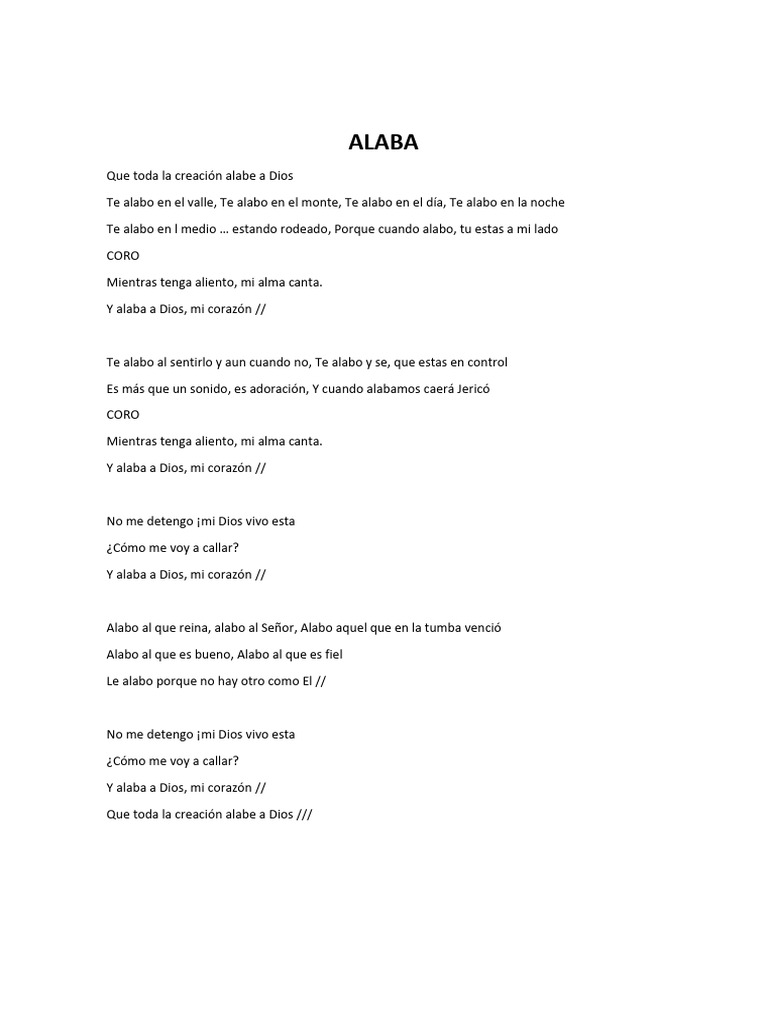 Alaba - Ccint | PDF | Poesía
