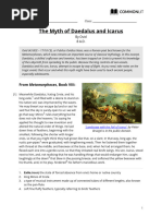 Quiz 2.4 Daedalus and Icarus With Answers | PDF