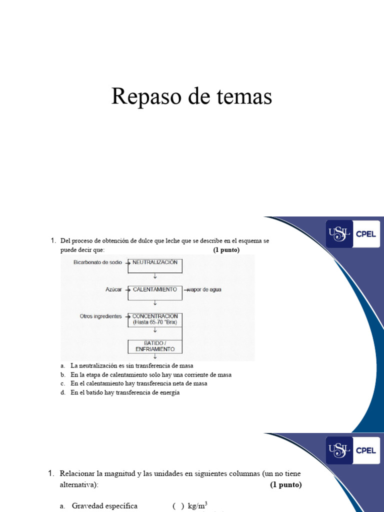 Repaso de Temas m3 2024 | PDF | Gases | Humedad
