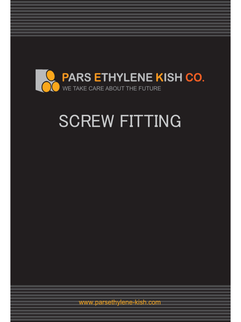 HDPE SCREW Fitting Catalogue | PDF | Business