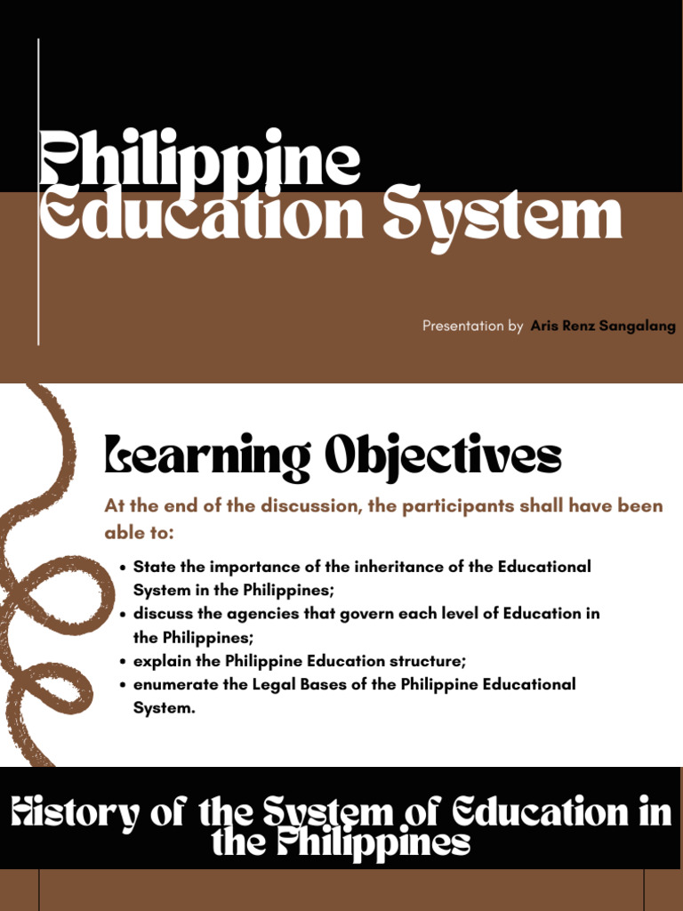 Philippine Education System PRESENTED BY ARIS RENZ SANGALANG | PDF ...