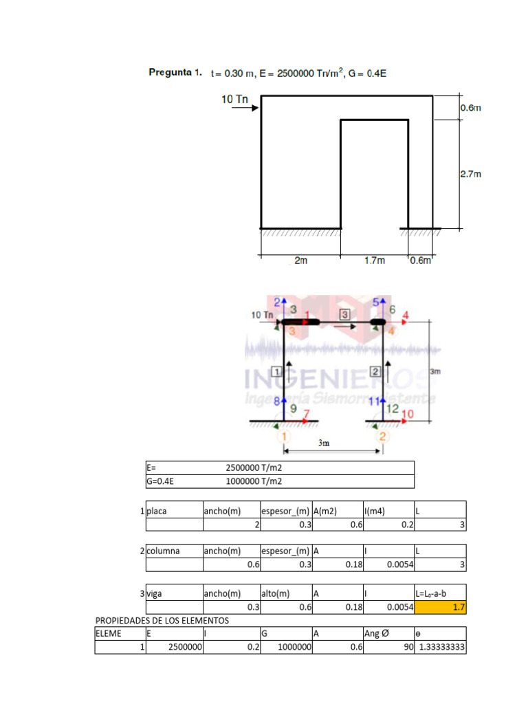 Structural Analysis Data | PDF | Teaching Methods & Materials | Technology & Engineering