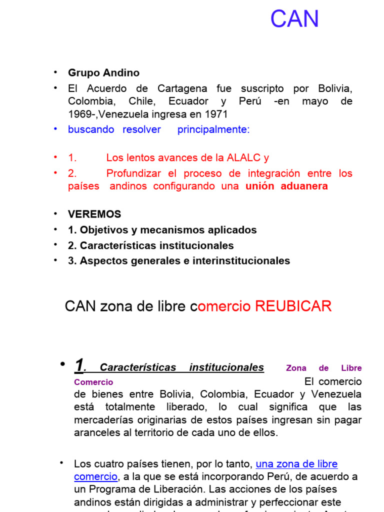 Can 1 | PDF | Comunidad andina | Comisión Europea
