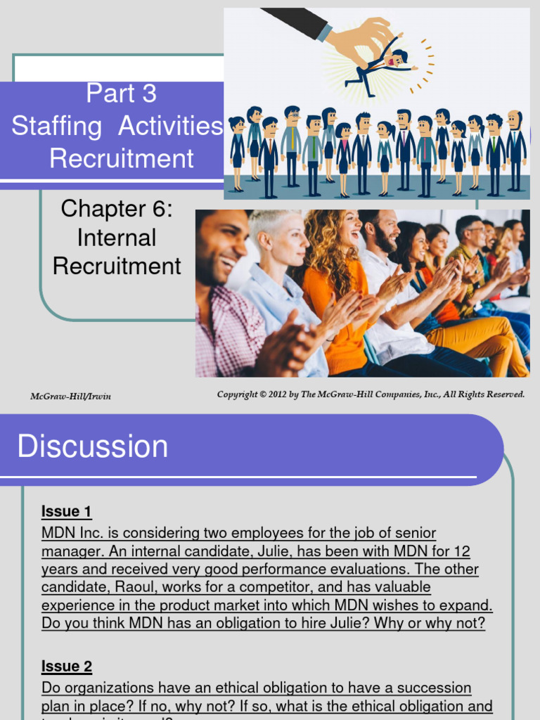 Chap006 Internal Recruitment | PDF | Recruitment | Employment
