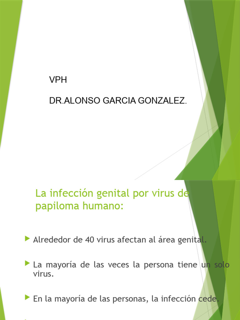 Infección por VPH: Diagnóstico y Tratamiento | PDF | Especialidades ...