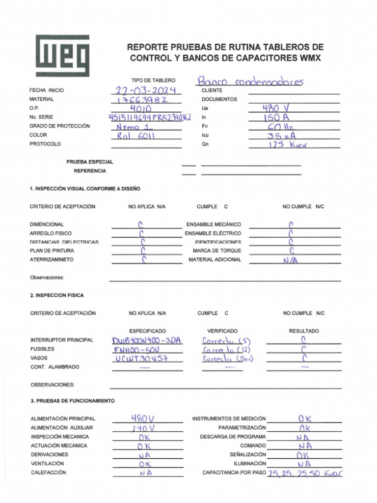 Reporte de Pruebas 17663982 | PDF