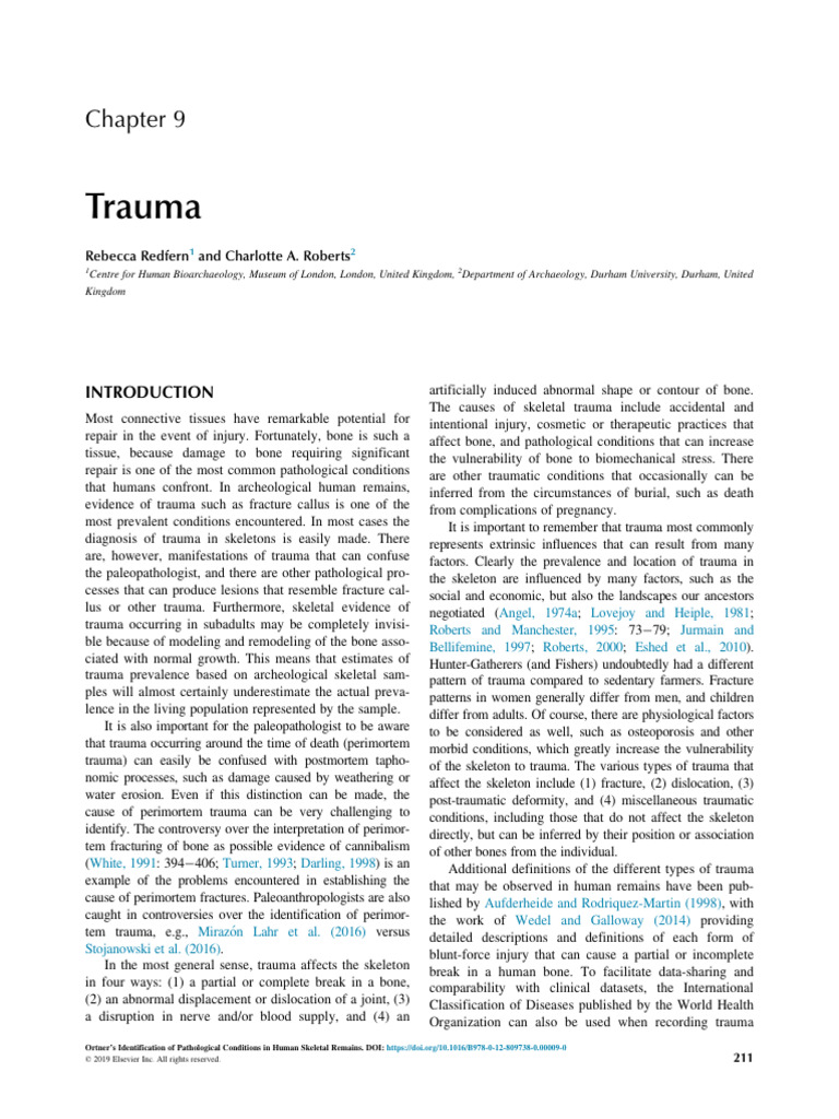 Chapter 9 - TR - 2019 - Ortner S Identification of Pathological ...