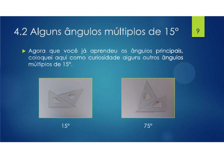 Angulos multiplos de 15 | PDF