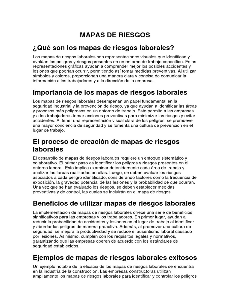 Mapas de Riesgos | PDF | Business | Valores