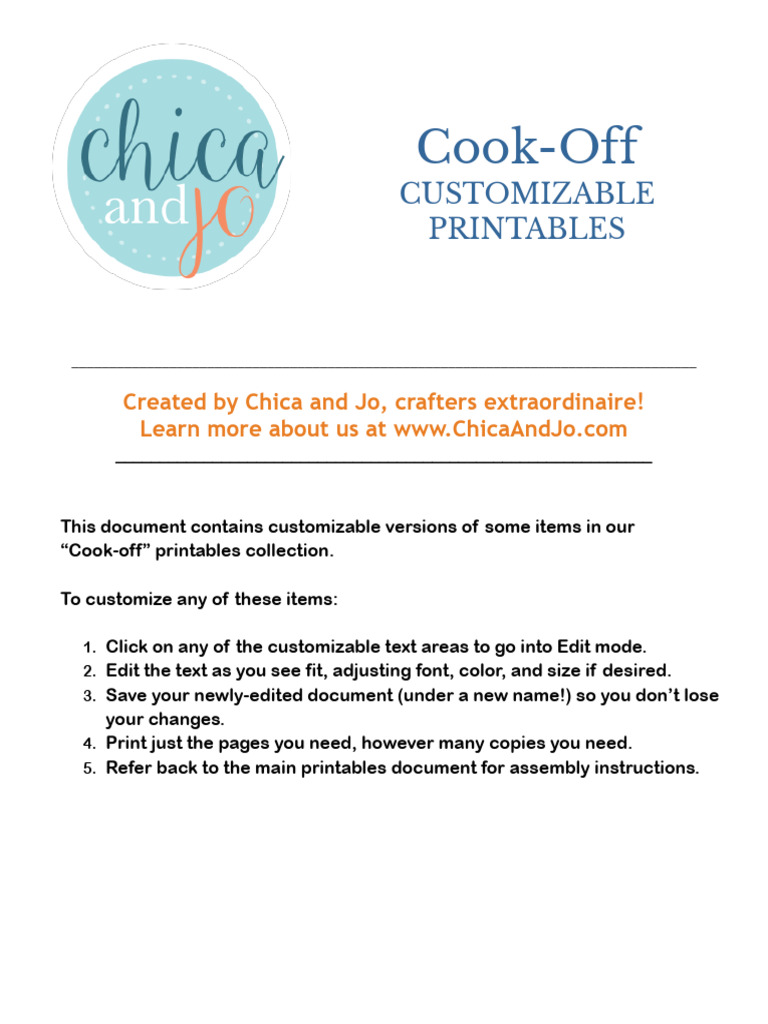 Nailed It Score Card, Rules... | PDF