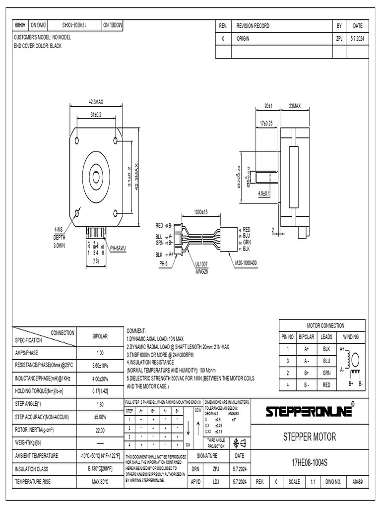 Stepper Motor | PDF | Materials Science | Machines