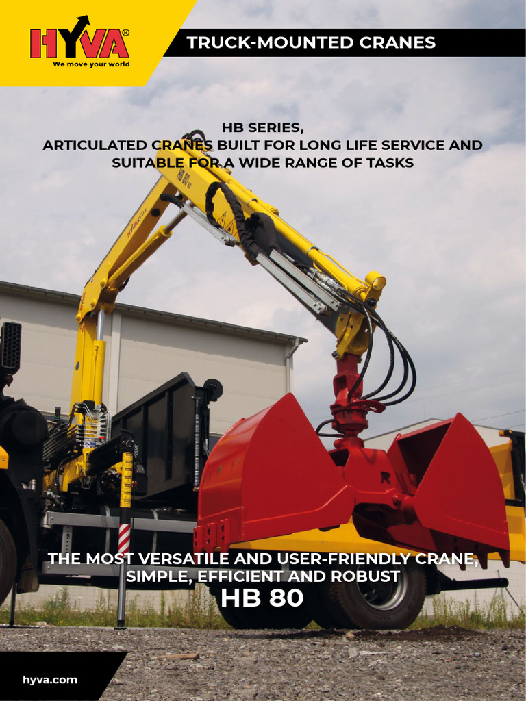 Brochure HB80 e 4 | PDF | Crane (Machine) | Engineering