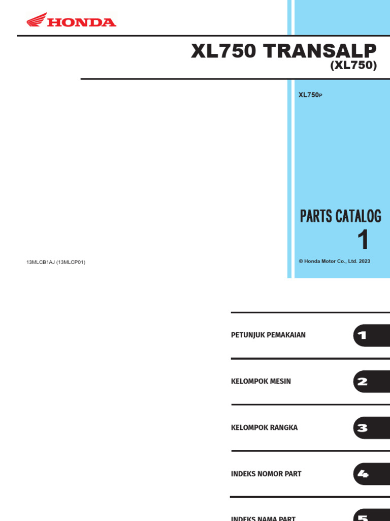 PC XL750 - Transalp | PDF | Tecnología