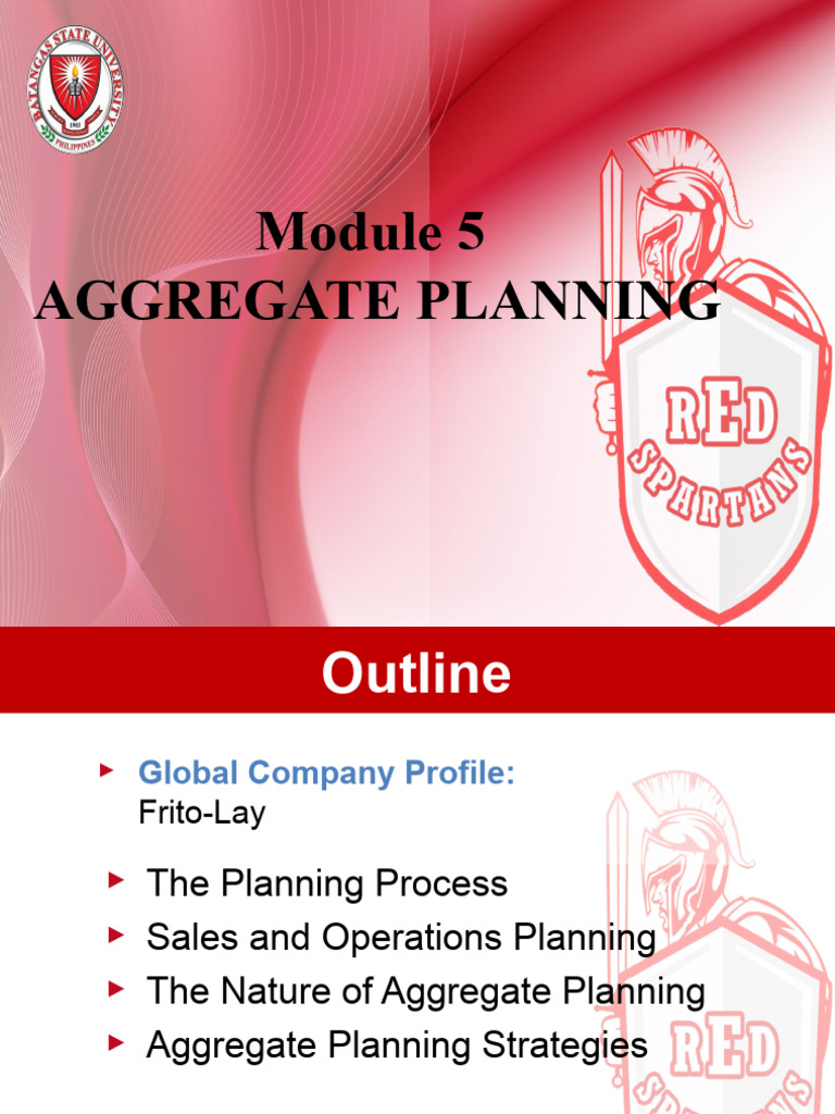 Module 5 Ie 414 Aggregate Planning | PDF | Demand | Labour Economics
