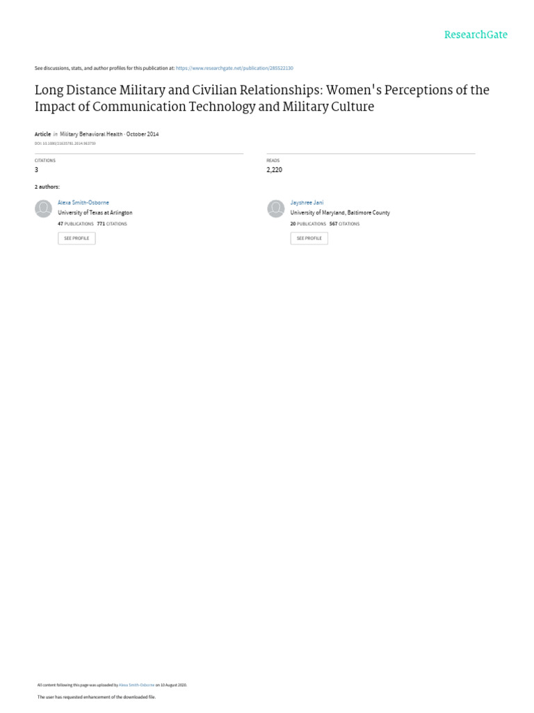 Big Military Format | PDF | Intimate Relationships | Communication