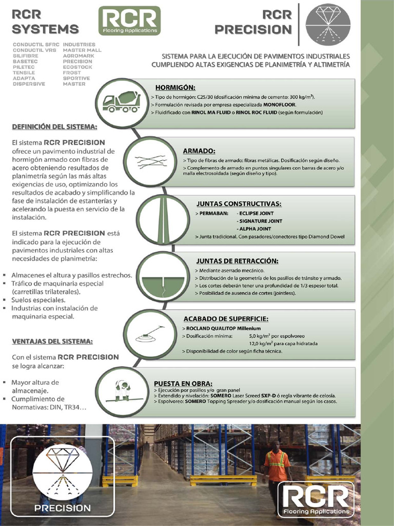12 RCR SYSTEMS Ficha Técnica Precision | PDF